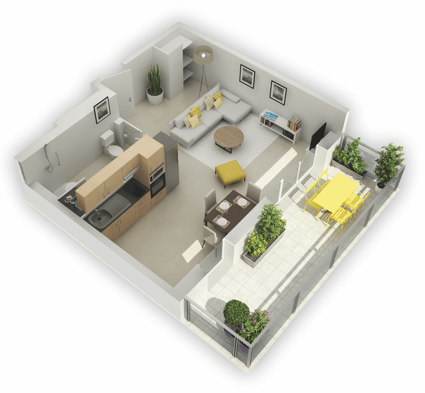 Résidences Senioriales : Visite d'un appartement T1 | Senioriales